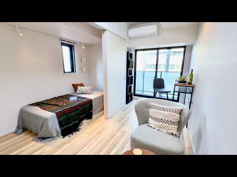 Inside a Brand-New Small Apartment in Tokyo | Surprising Small Space Design