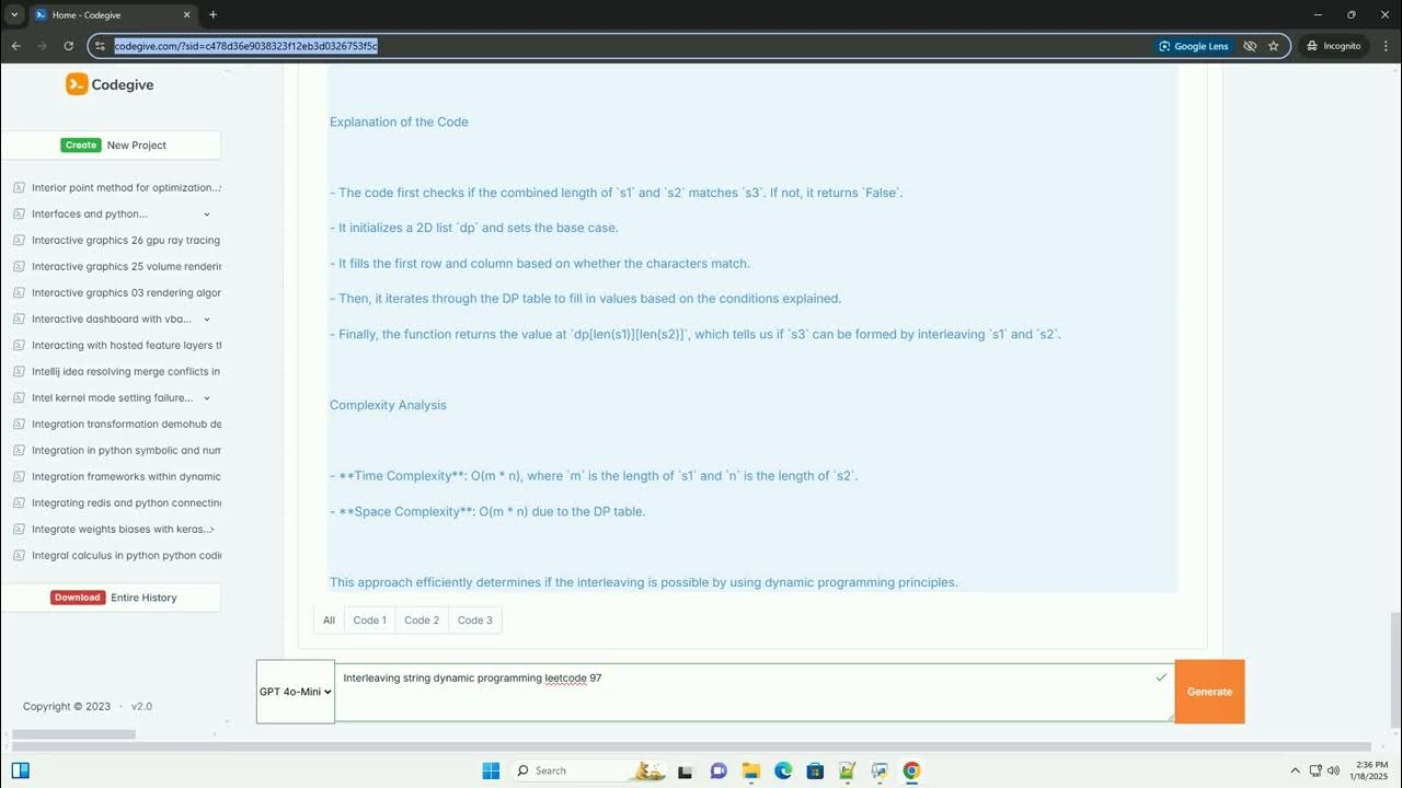 interleaving string dynamic programming leetcode 97 - YouTube