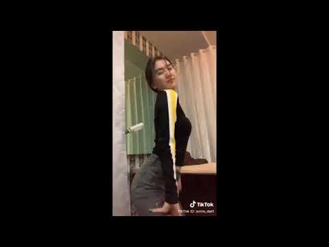 video cewek cantik main tiktok