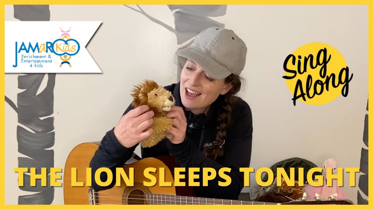 The Lion Sleeps Tonight | JAMaROO Kids Educational Video | Children's ...