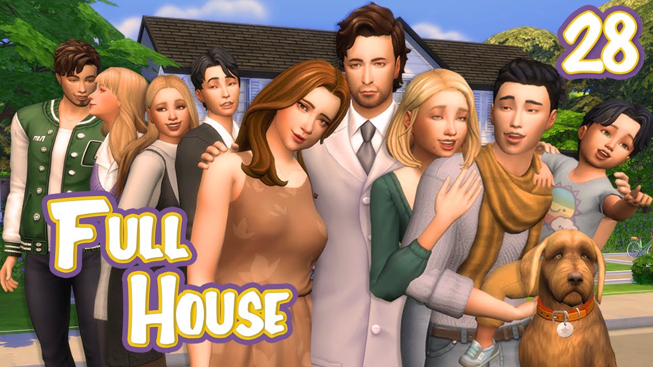 ¡EL BAILE ESCOLAR Y TOUYA CRECE! Los Sims 4 Full House 👨‍👧‍👧 EP. 28 ...
