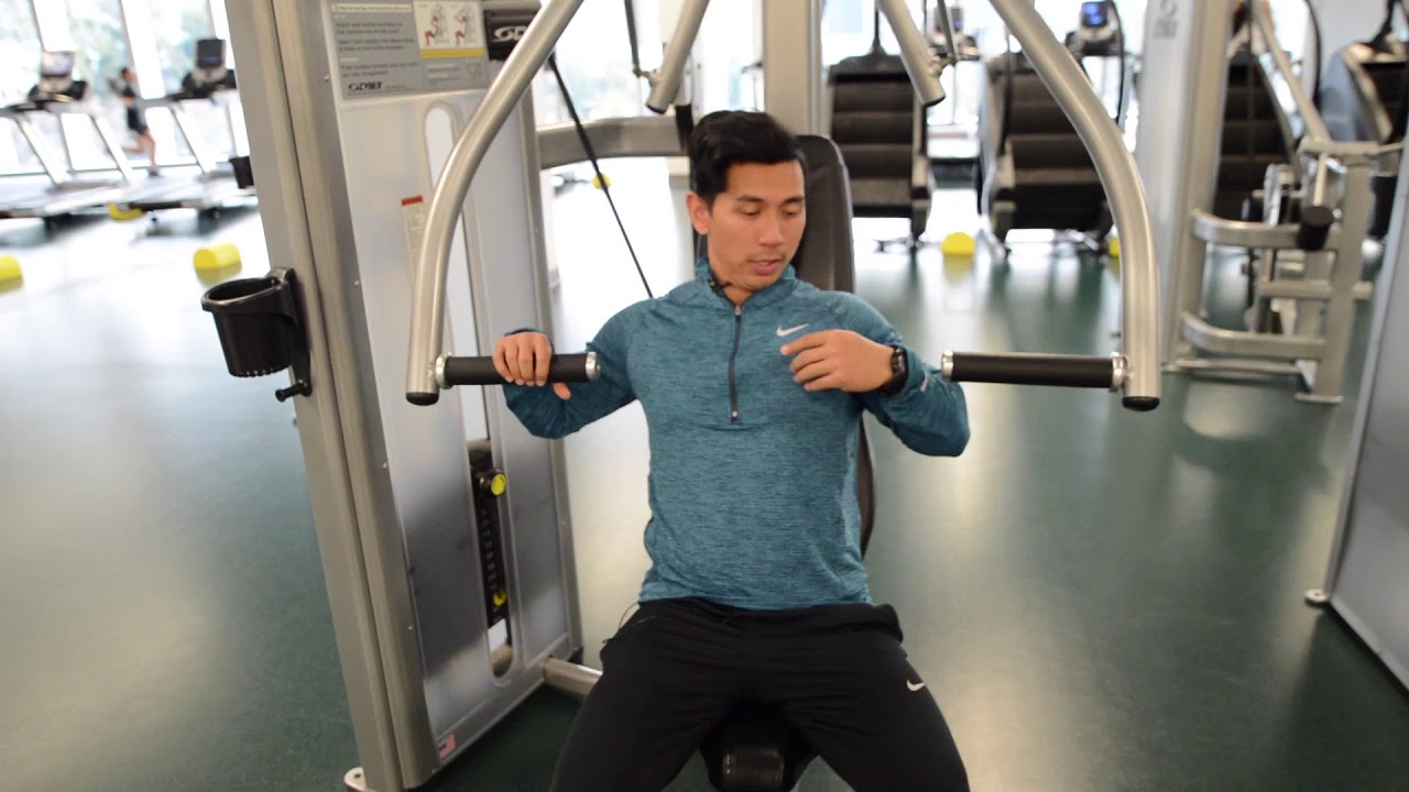 Chest Press machine demo/tutorial - YouTube