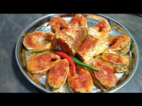क्या आप ने कभी इस तरीके से नैनी मछली बना कर खाए हैं।।Naini fish curry ...