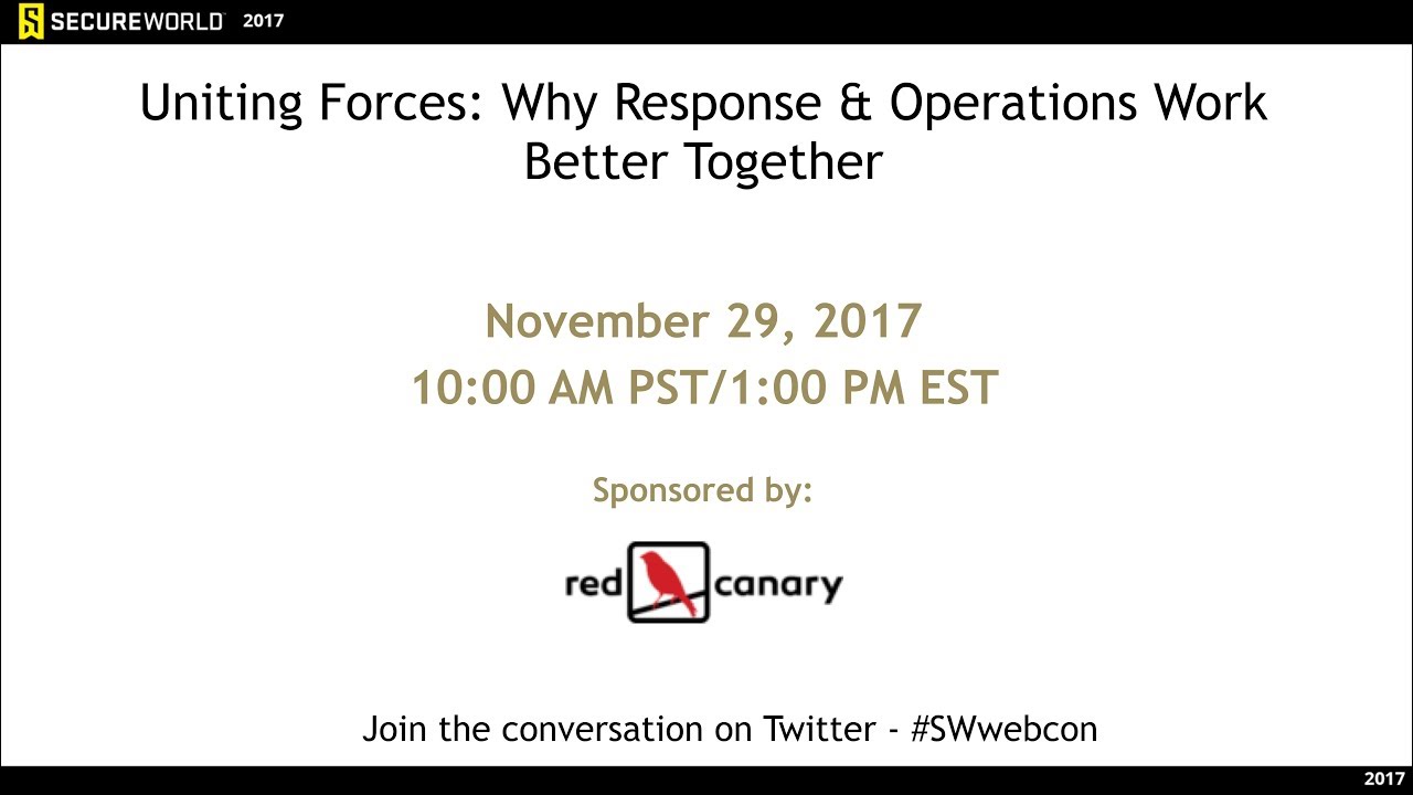 Uniting Forces: Why Response & Operations Work Better Together - YouTube