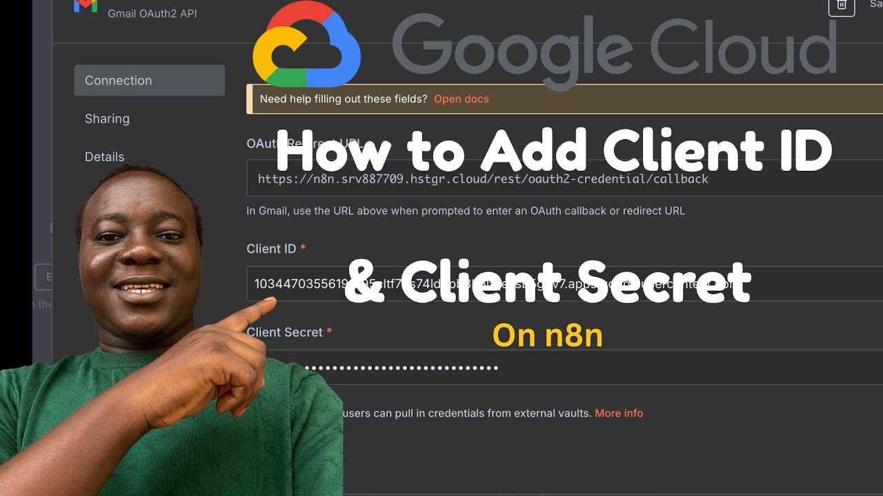 n8n Google Cloud Credential Integration Tutorial | Step-by-Step Guide (Client ID & Client Secret ...