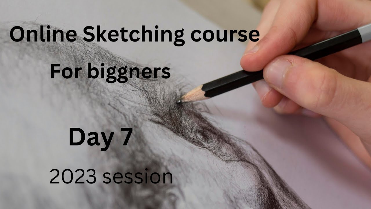 online sketching course for beginners//day 7 /Art Climate - YouTube
