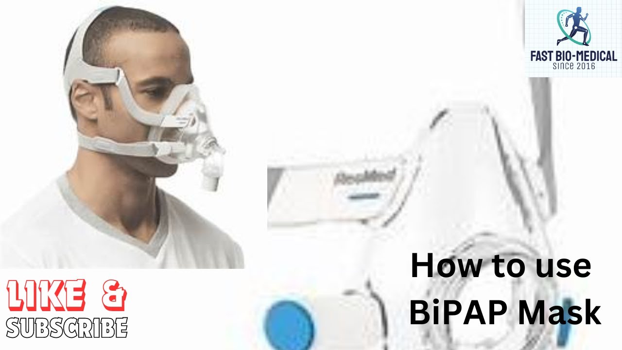 How to Use BiPAP Mask | Resmed F20 Full Face Reusable BiPAP mask ...
