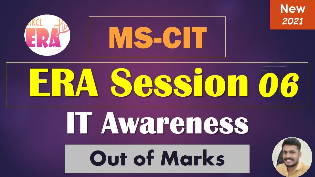MKCL ERA Live Session-06 Knowledge Check | MS-CIT era Live Session 06 ...