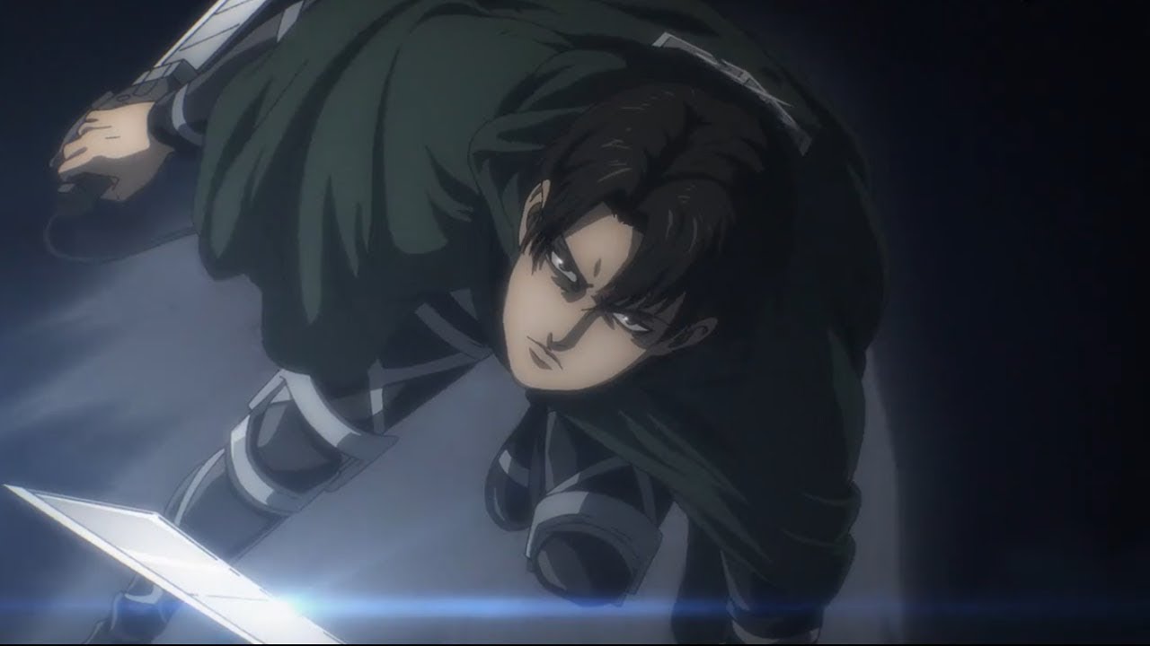 Primera y épica aparición de Levi en SHINGEKI NO KYOJIN THE FINAL ...