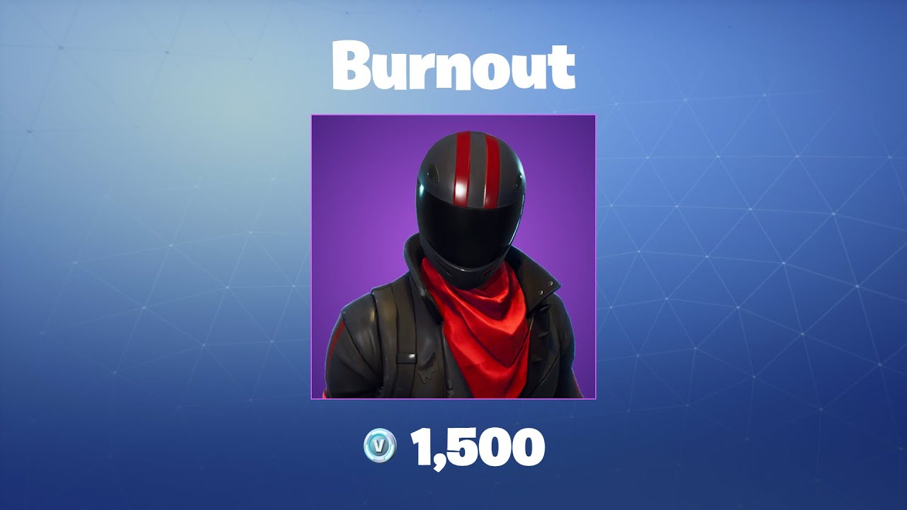 Burnout | Fortnite Outfit/Skin - YouTube