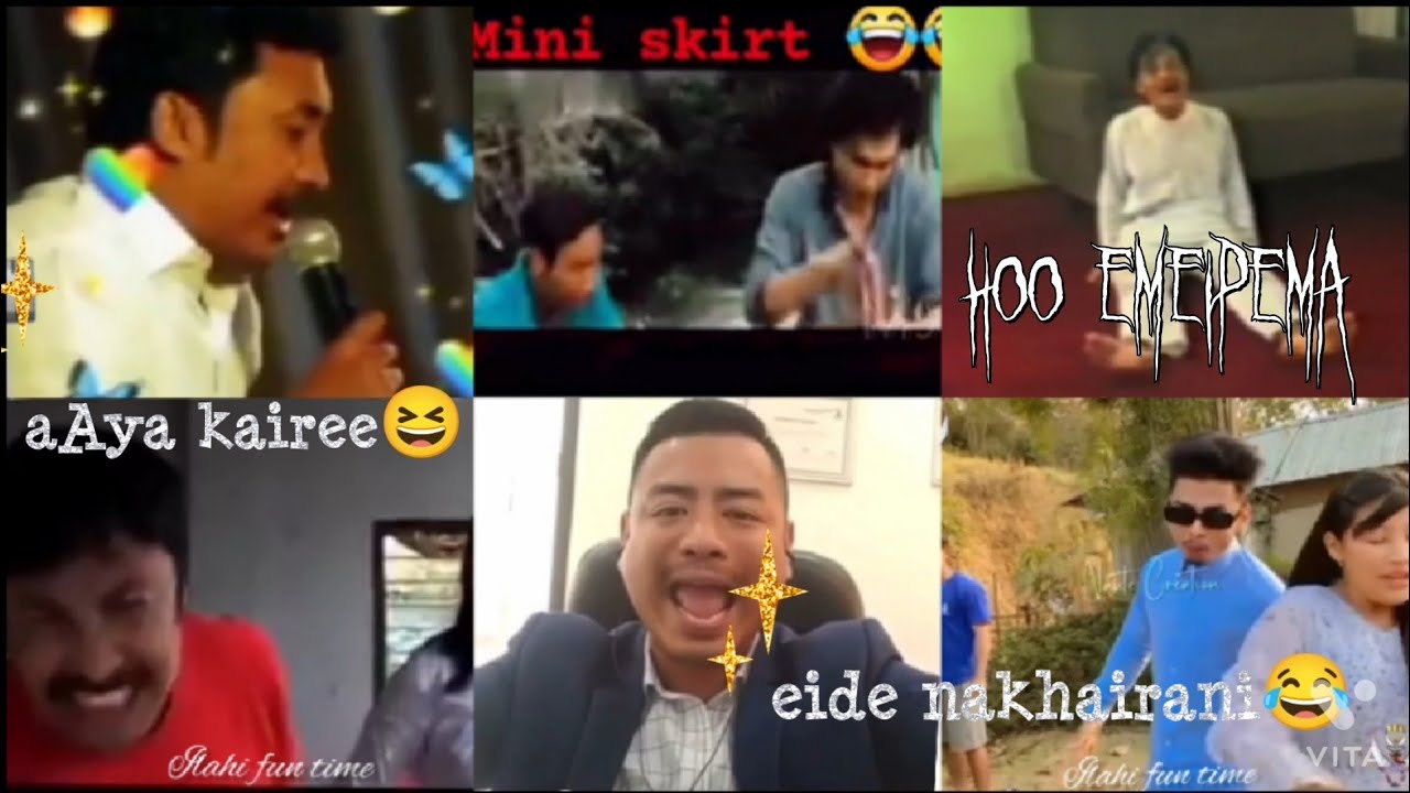New Manipuri Funny Video 😂Eide Nakhairanii😆🔥 whatsapp status Funny Video Collection ...