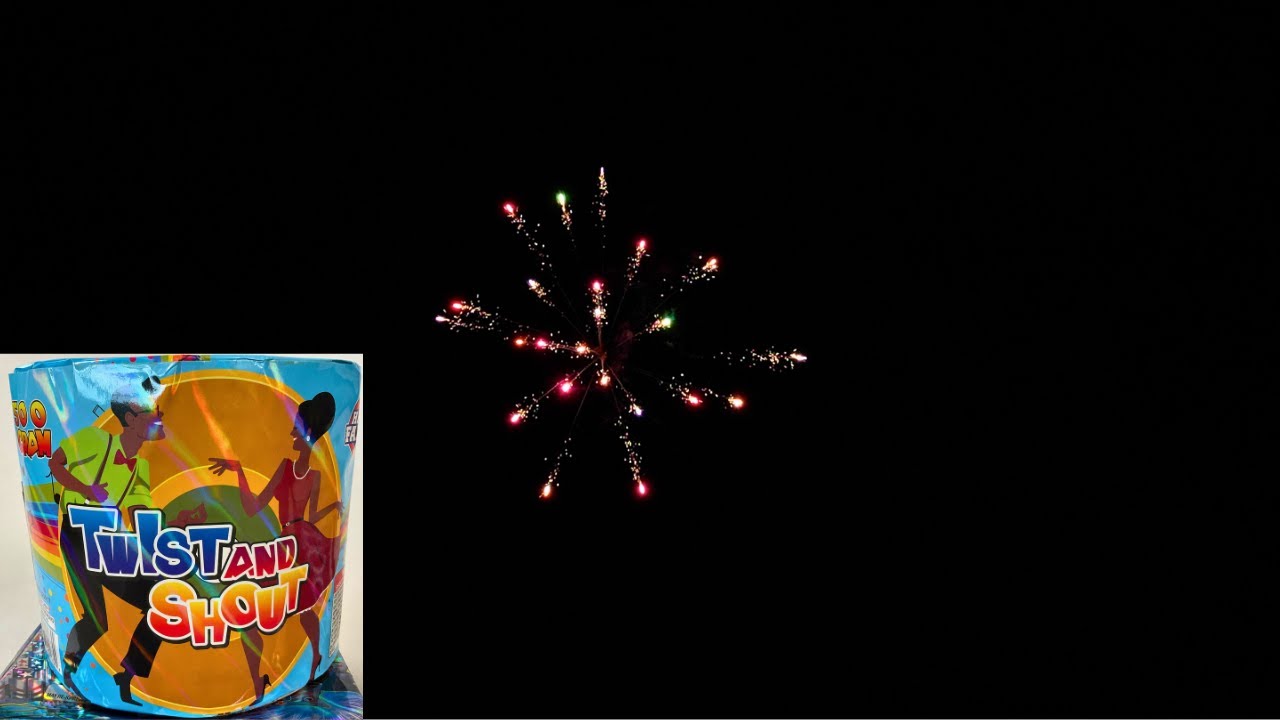 TWIST AND SHOUT Firework 7 Shots-Happy Family Fireworks - YouTube