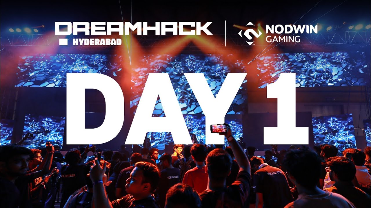 DREAMHACK HYDERABAD 2023 :- Day 1 RECAP 😍 - YouTube