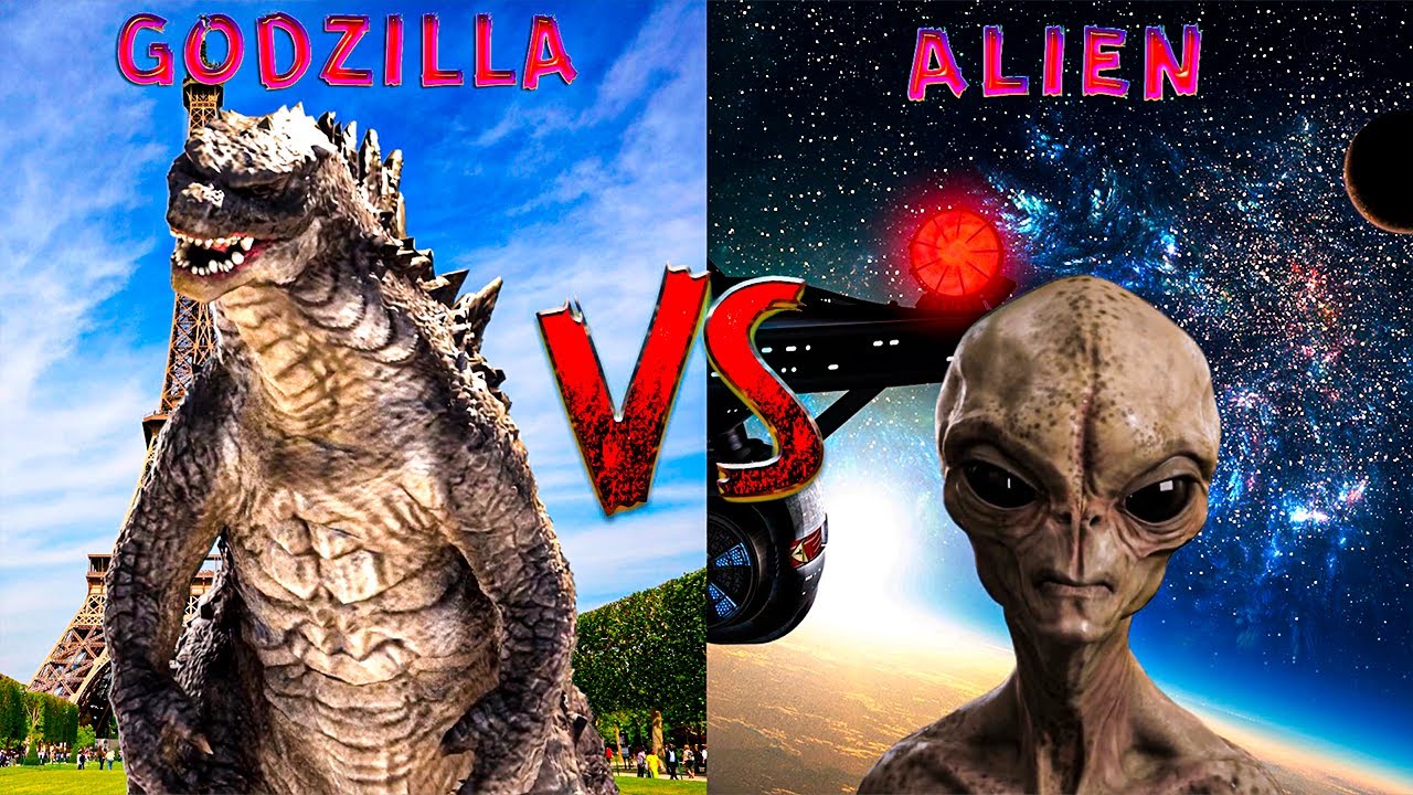 Godzilla Versus Alien Sound Battles in 79 Seconds - YouTube