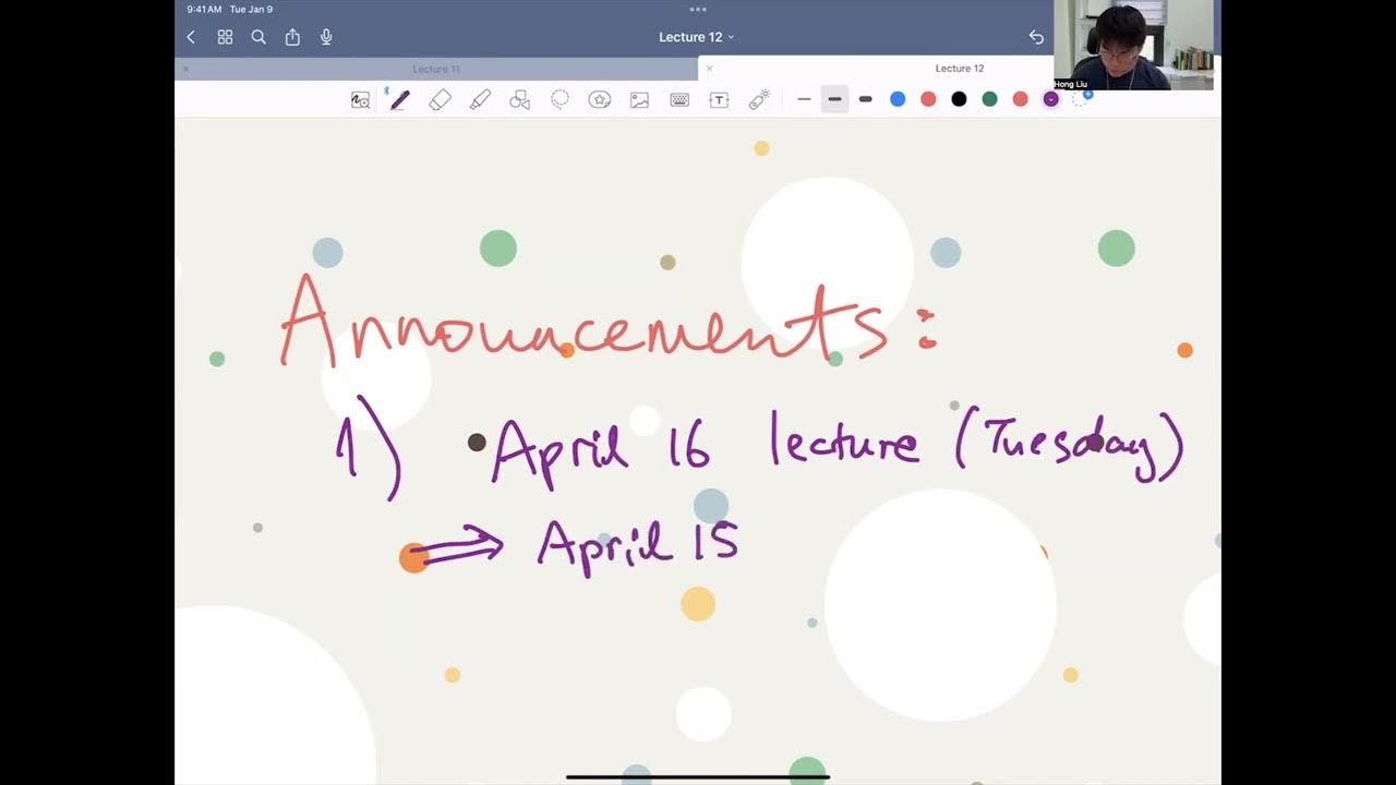 24.04.11, Hong Liu, Extremal Combinatorics: Lecture 12 - YouTube