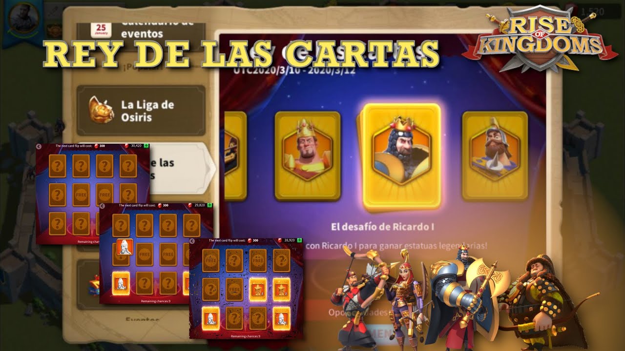 Evento Rey de las Cartas \ Rise of kingdoms (RoK) - YouTube