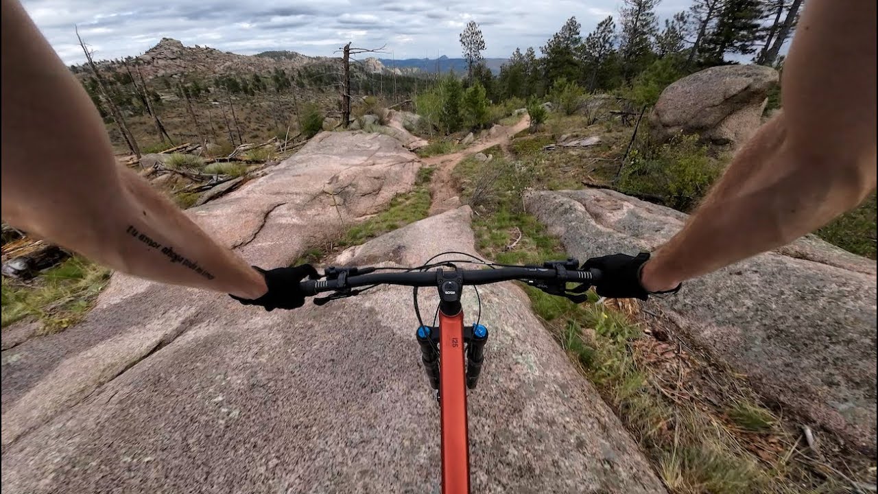 Riding Rock Slabs out at Buff Creek! - YouTube