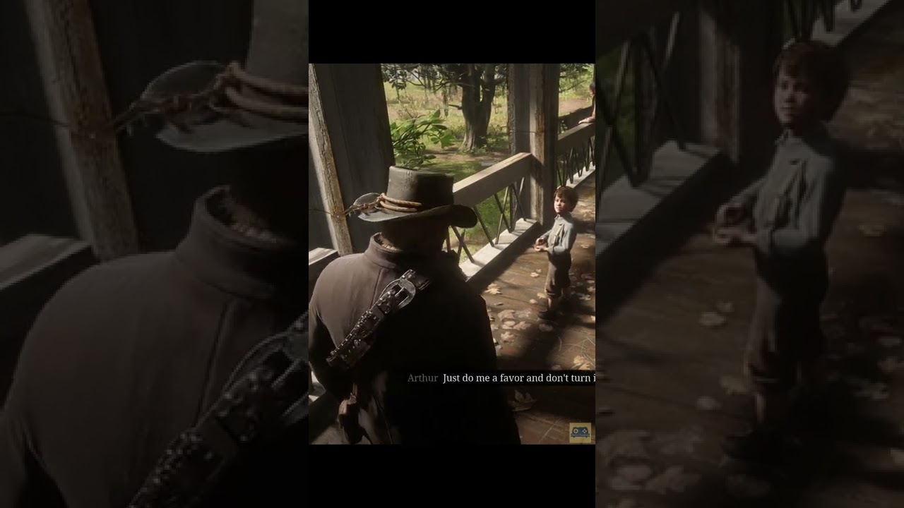 Rdr2 - Arthur giving Jack life lessons #shorts - YouTube