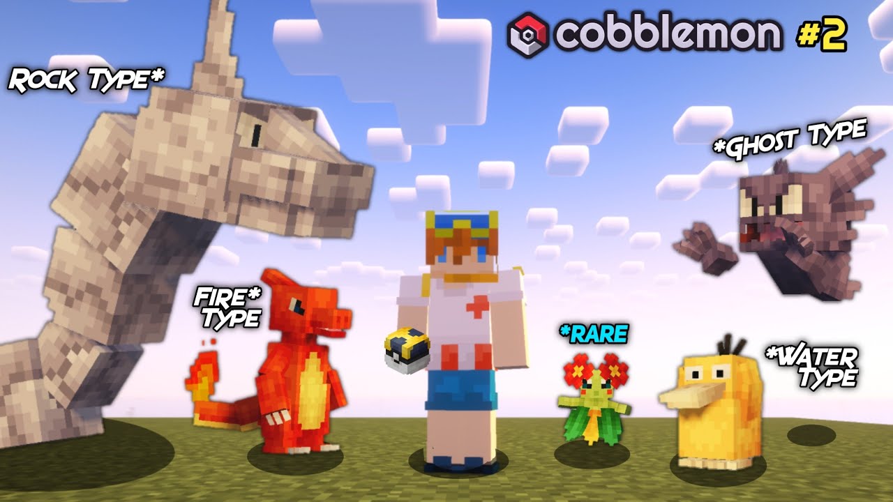 I Caught All Type of Pokemon in Cobblemon Let's Play Episode 2 | Devay ...