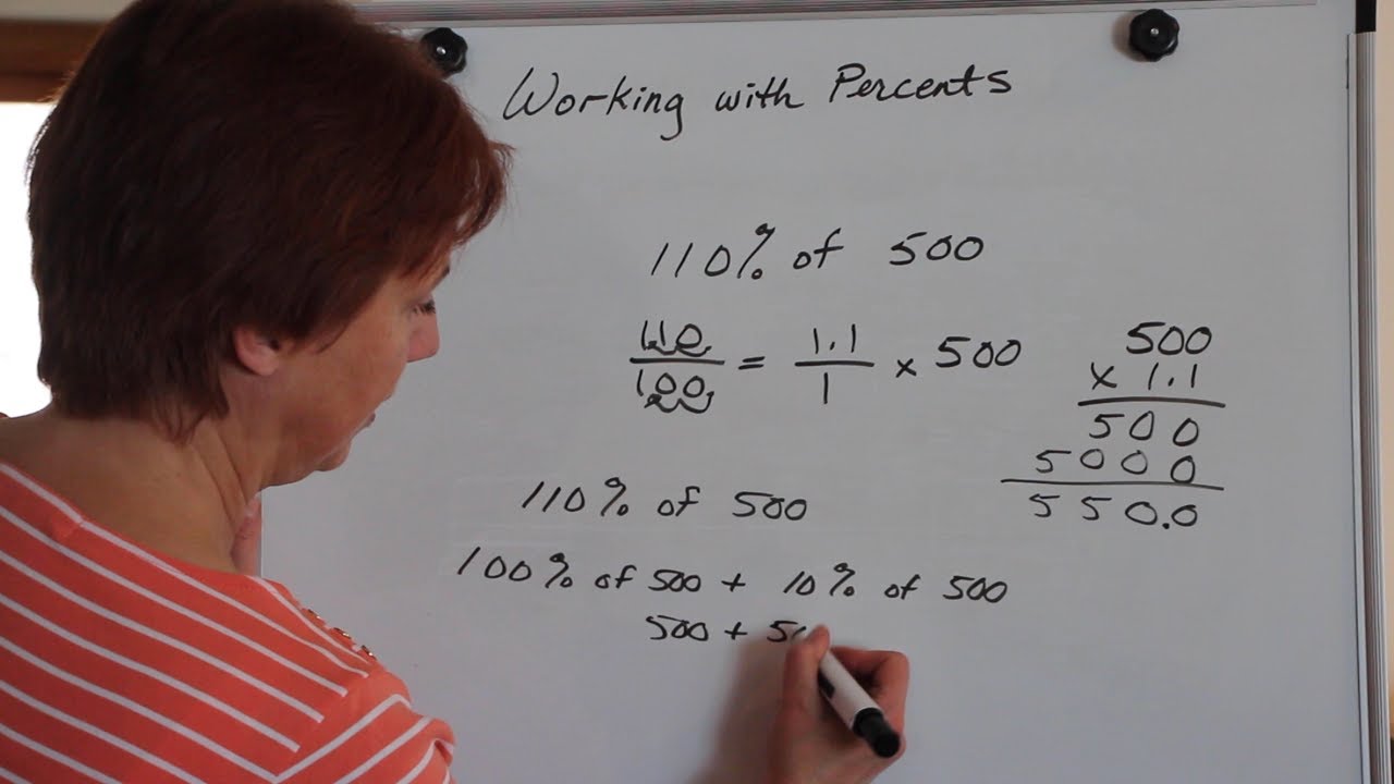 Working with Percents - YouTube