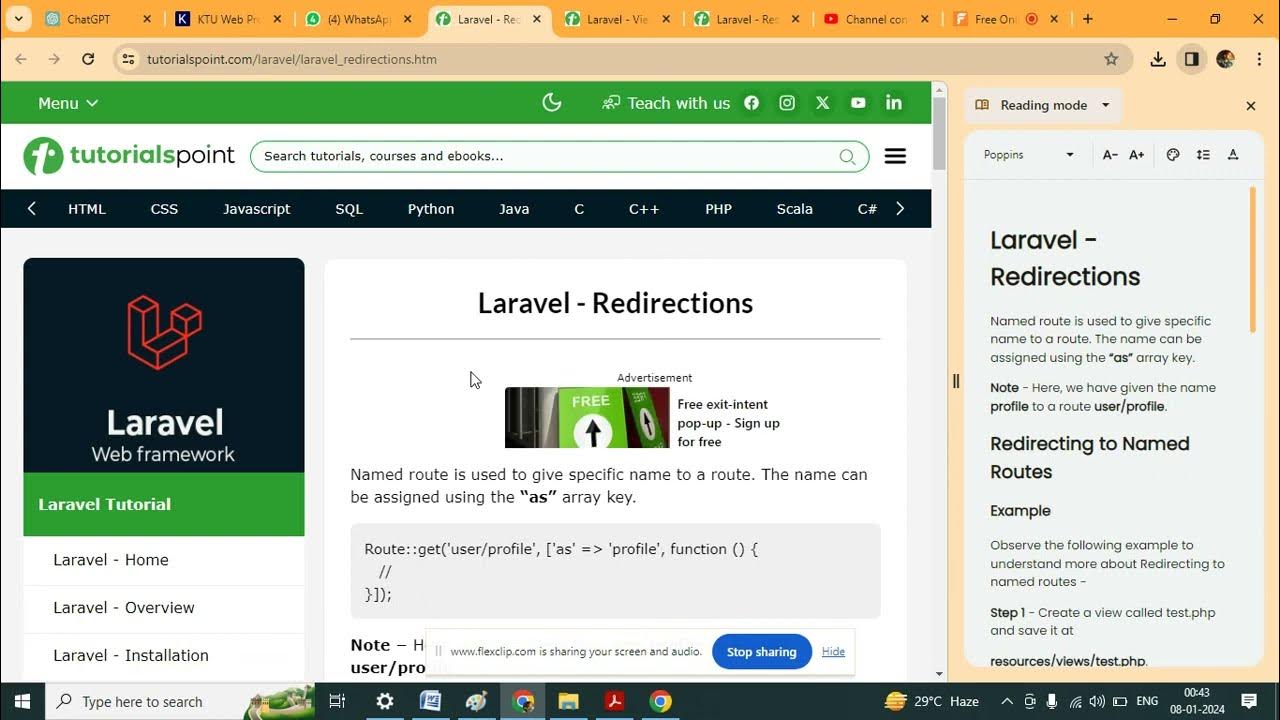 Laravel Redirections Module 5 Ktu Web Programming Cst463 Youtube