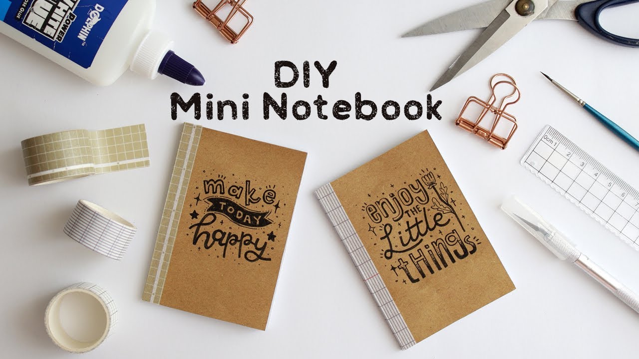 DIY Mini Notebook how To Make Notebook YouTube DIY Mini Notebook how To Make Notebook YouTube