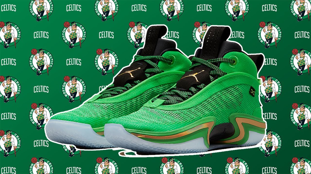 BOSTON CELTICS Air Jordan 36 Sneakers Exclusive Look & Price - YouTube