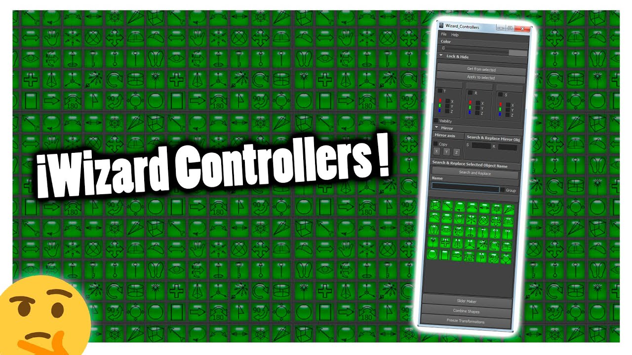 😉 Wizard controllers! *pluging* Para rigging en Maya 😍 | rigging online ...