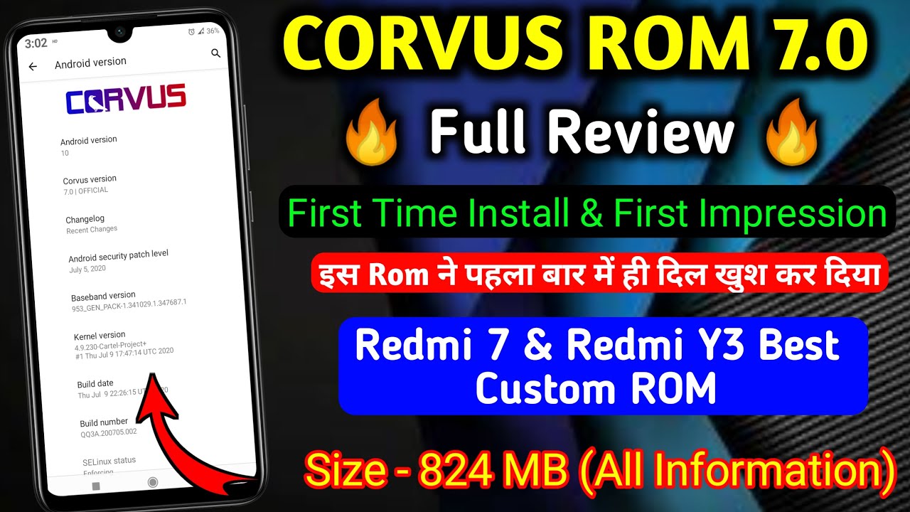 CORVUS ROM 7.0 BEST GAMING ROM FOR REDMI 7🔥|CORVUS ROM FIRTS TIME INSTALL |REDMI 7 BEST GAMING ...