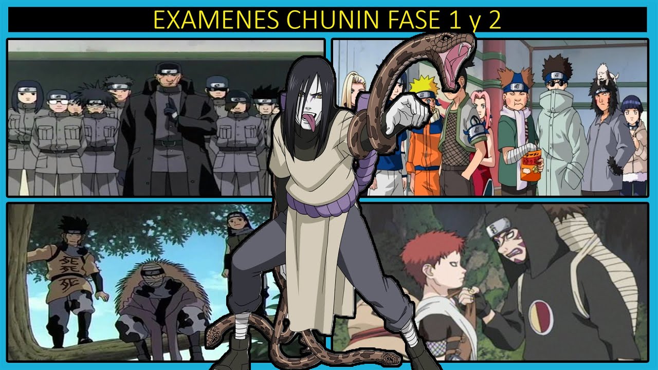 🔷Examenes Chunin Resumido😱 -en ⏰10 minutos⏰-Parte1 - YouTube
