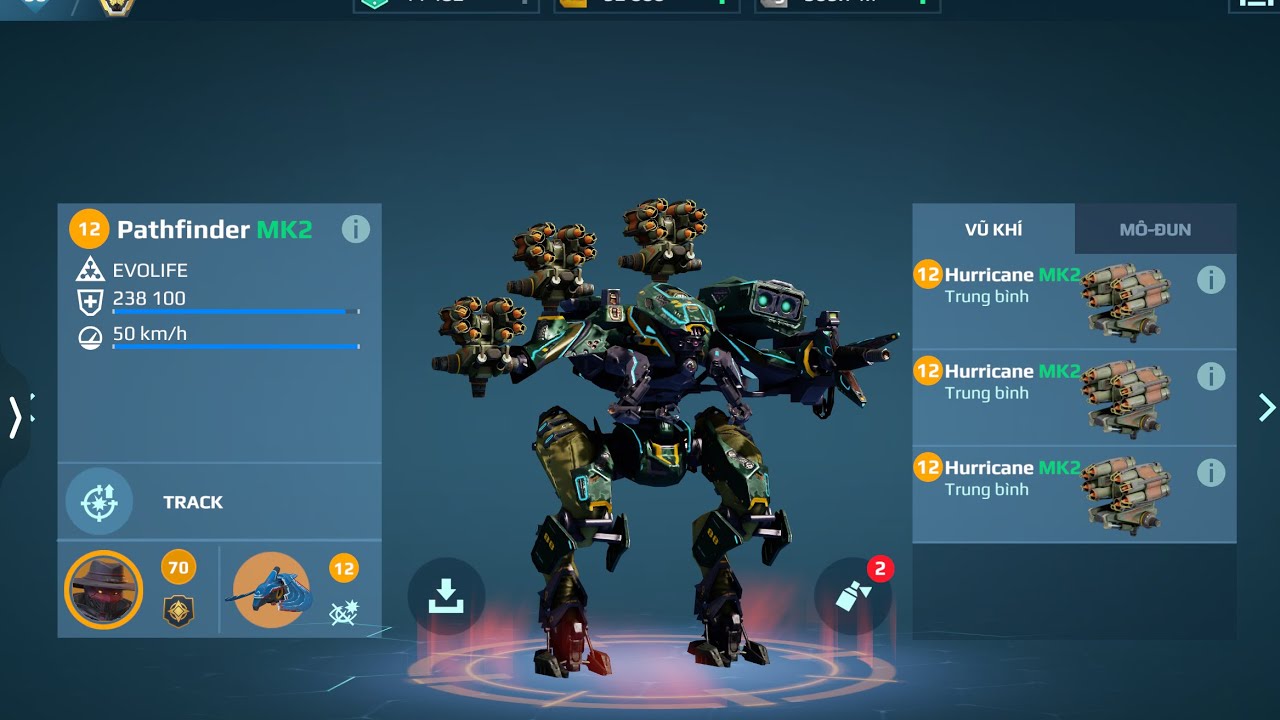 [War Robots] Pathfinder súng hurricane có mạnh không - YouTube