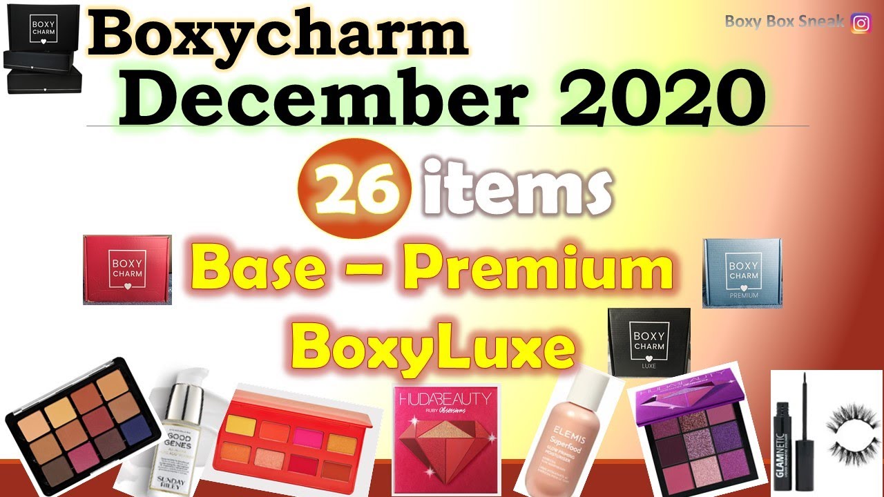 Boxycharm December 2020 Spoilers 26 items | January 2021 Boxycharm ...