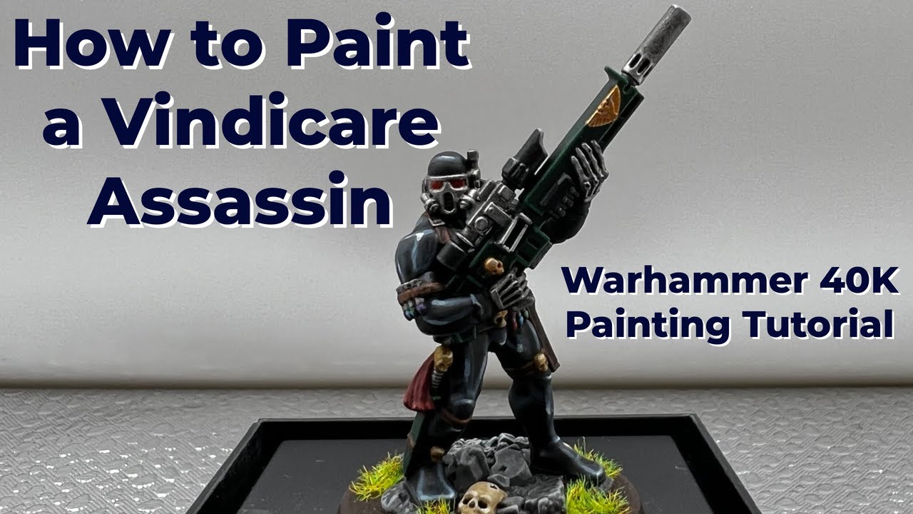 Warhammer 40K: Vindicare Assassin Painting Tutorial - YouTube