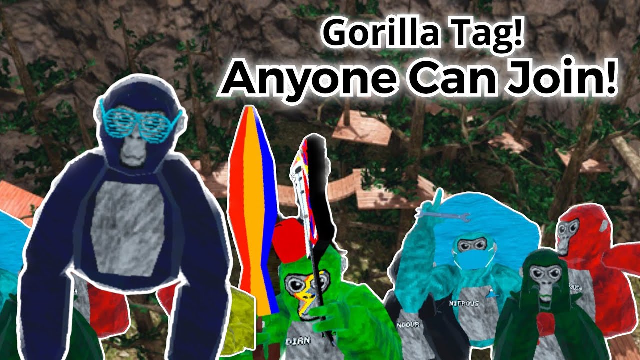 Gorilla Tag, Anyone Can Join! - YouTube