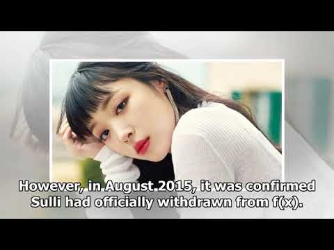 Sulli suicide dead K pop star Sulli found dead aged 25 - YouTube