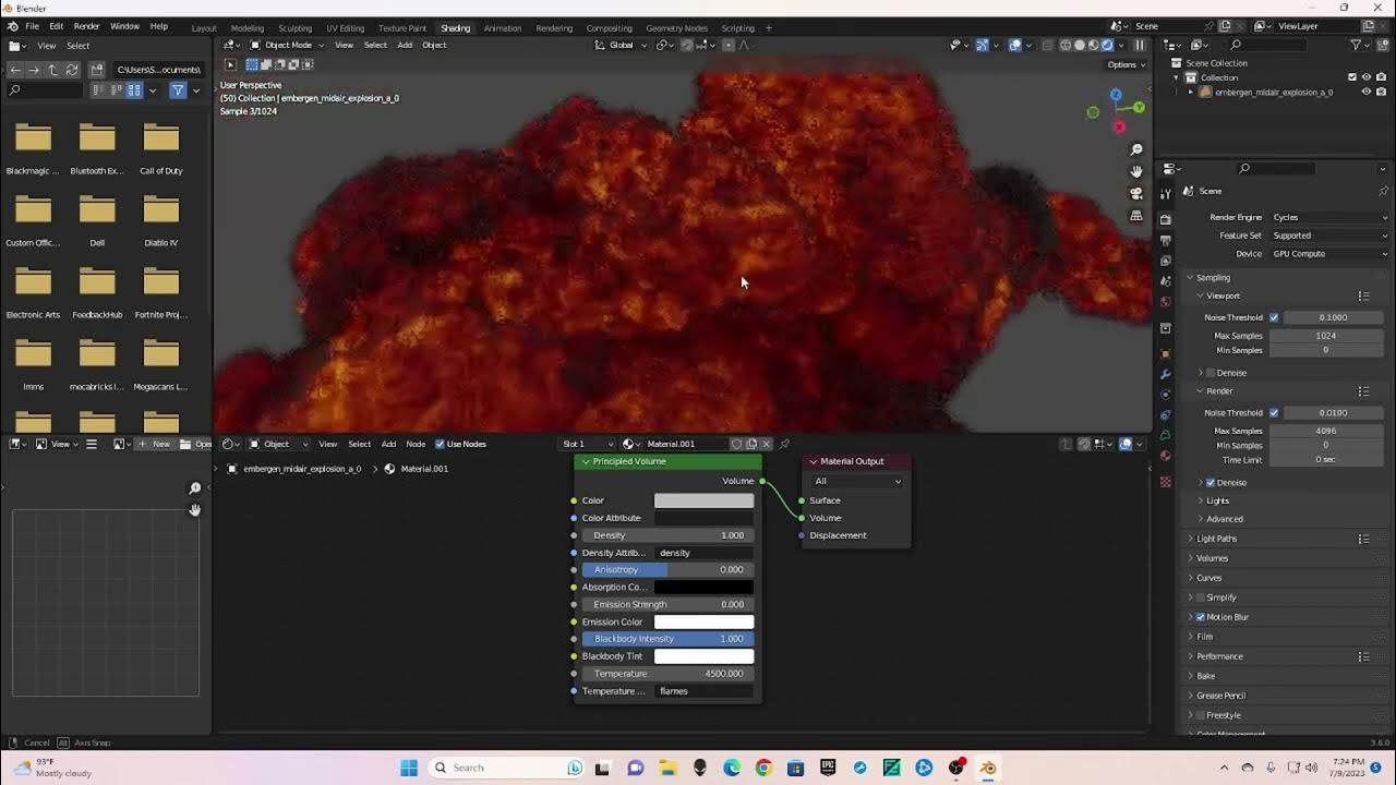 How to make Explosions Quickly in Blender - YouTube