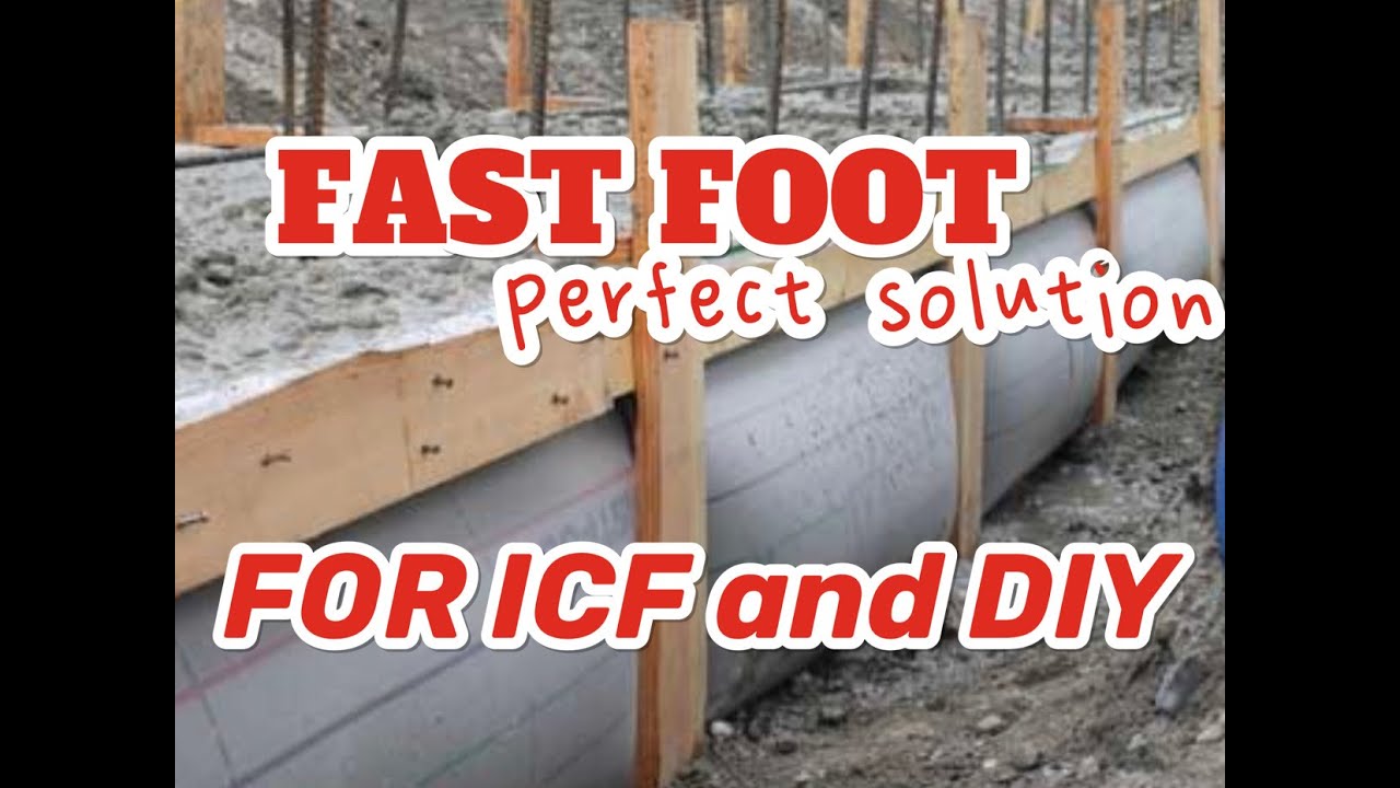 Fastfoot! DIY Footings for ICF! - YouTube