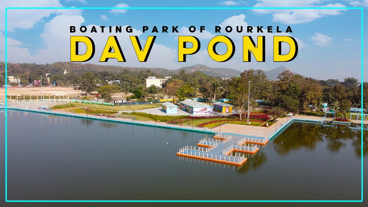DAV Pond and Park, Rourkela Drone View ll Hockey World Cup Rourkela ...