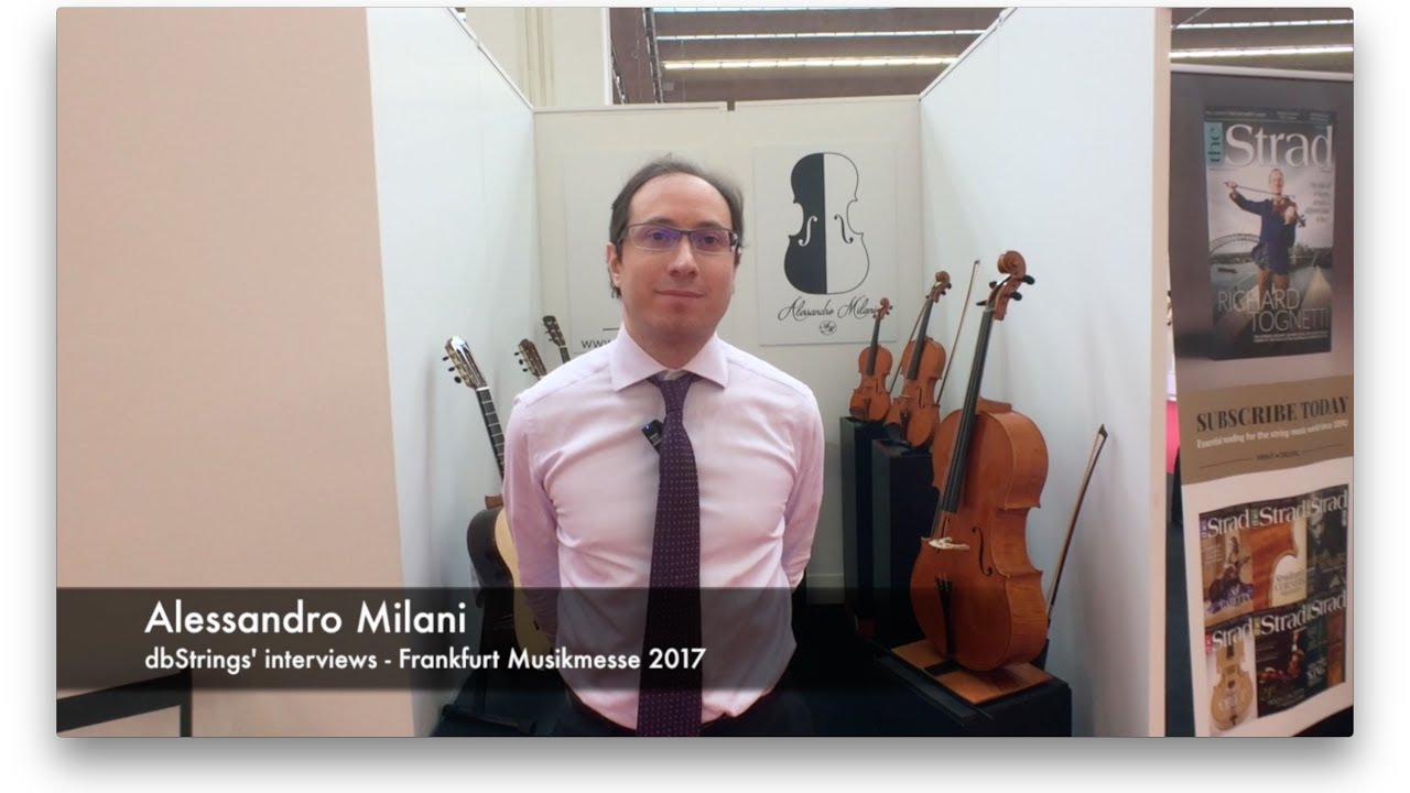 Alessandro Milani - dbStrings' interviews - Frankfurt Musikmesse 2017 ...