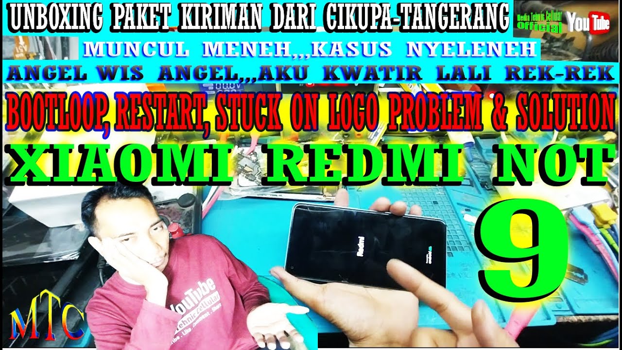 XIAOMI REDMI NOT 9 BOOTLOOP, RESTART, STUCK ON LOGO PROBLEM & SOLUTION ...