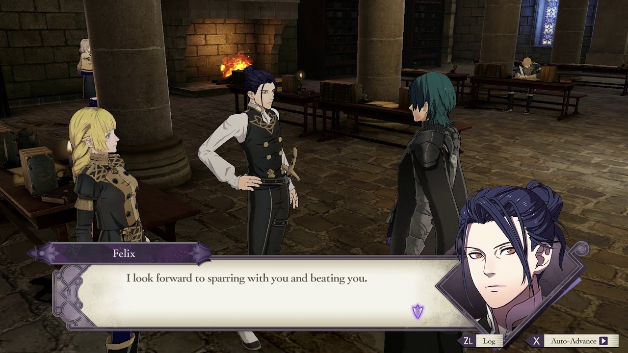 Fire Emblem Three Houses - Chapter 1 Blue Lion House: Byleth Meets ...