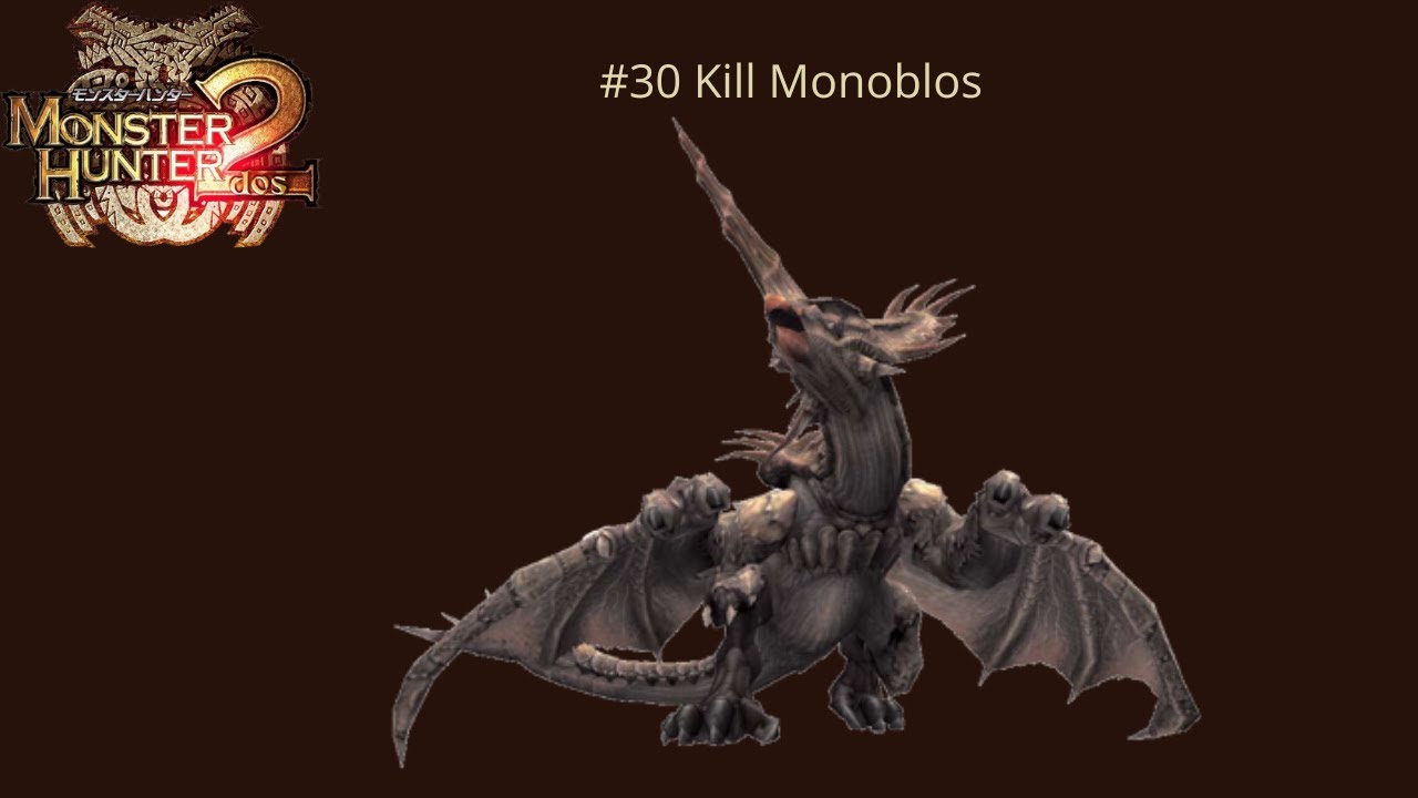 Monster Hunter 2 (PS2) #30 Monoblos - YouTube