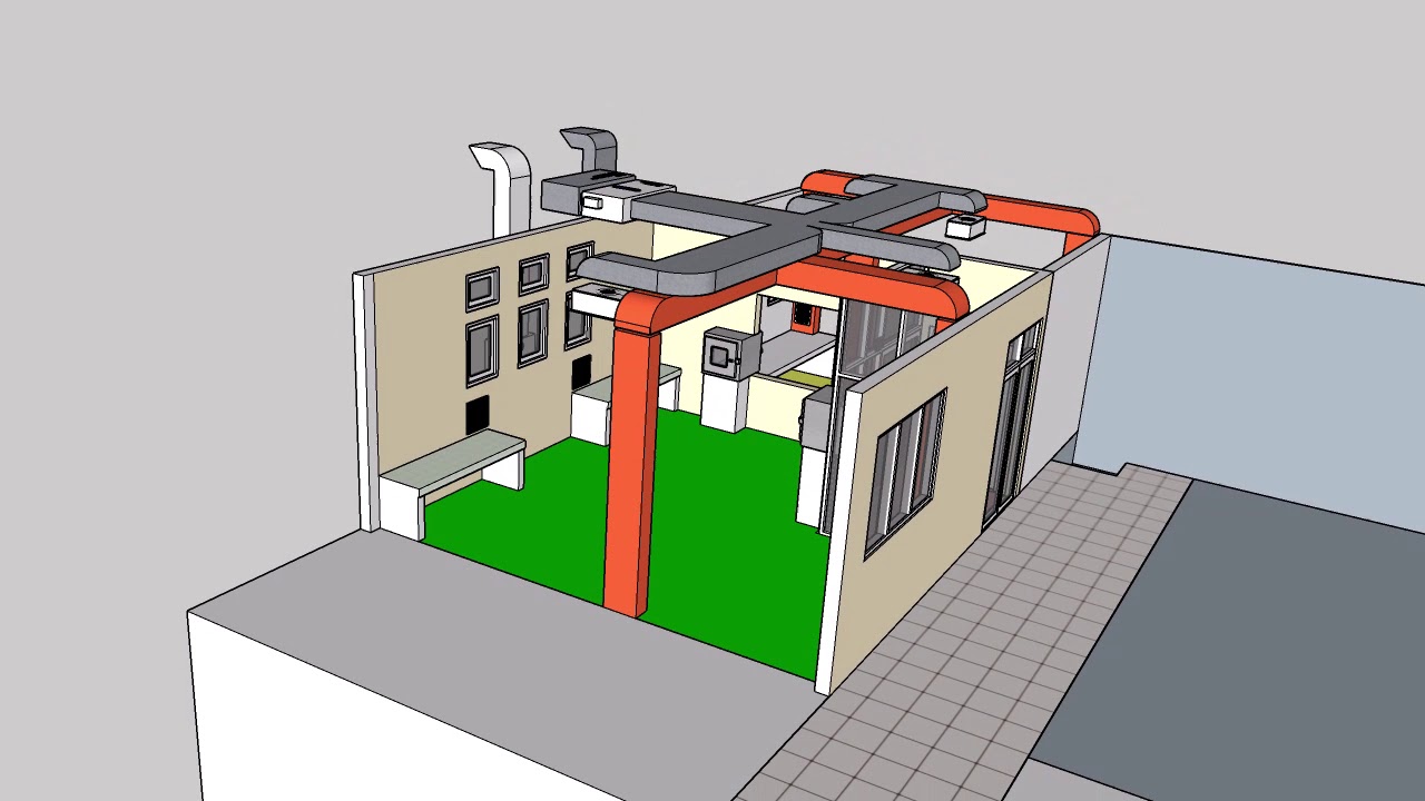 disain layout Laboratorium BSL3 ver 2 cjr - YouTube