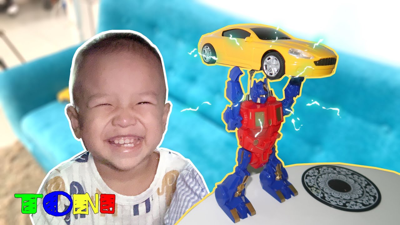 Toni and his parents unboxing of his new toy car. Toy Car Vehicles for ...