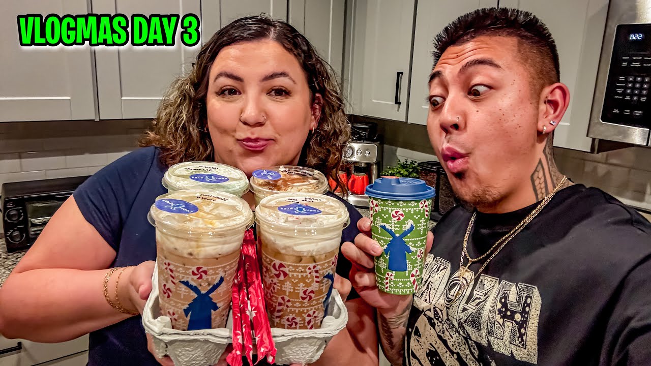 VLOGMAS DAY 3: TRYING OUT CHRISTMAS DRINKS 🎄🎅🏽🥂 - YouTube