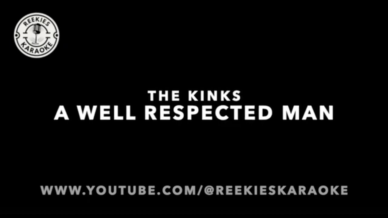 The Kinks | A Well Respected Man | Karaoke - YouTube