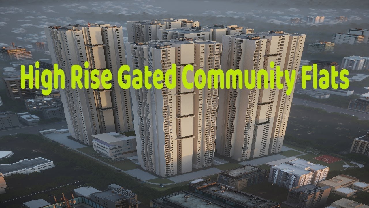 Gated Community Flats For Sale in Hyderabad ll High Rise Gated ...