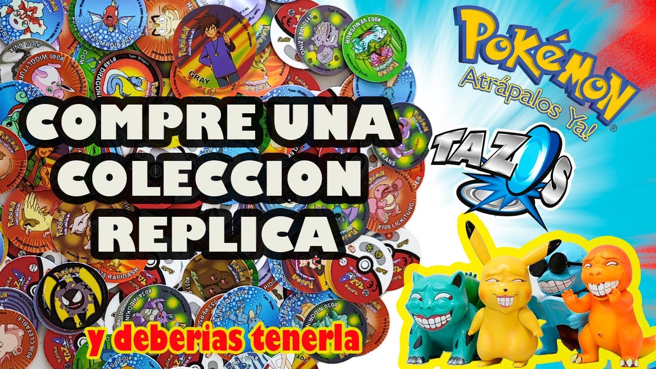 🤫TAZOS POKEMON REPLICA QUE DEBERIAS TENER 🤢 - YouTube
