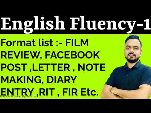Format list :- FILM REVIEW,FACEBOOK POST,LETTER,NOTE MAKING,DIARY ENTRY ...