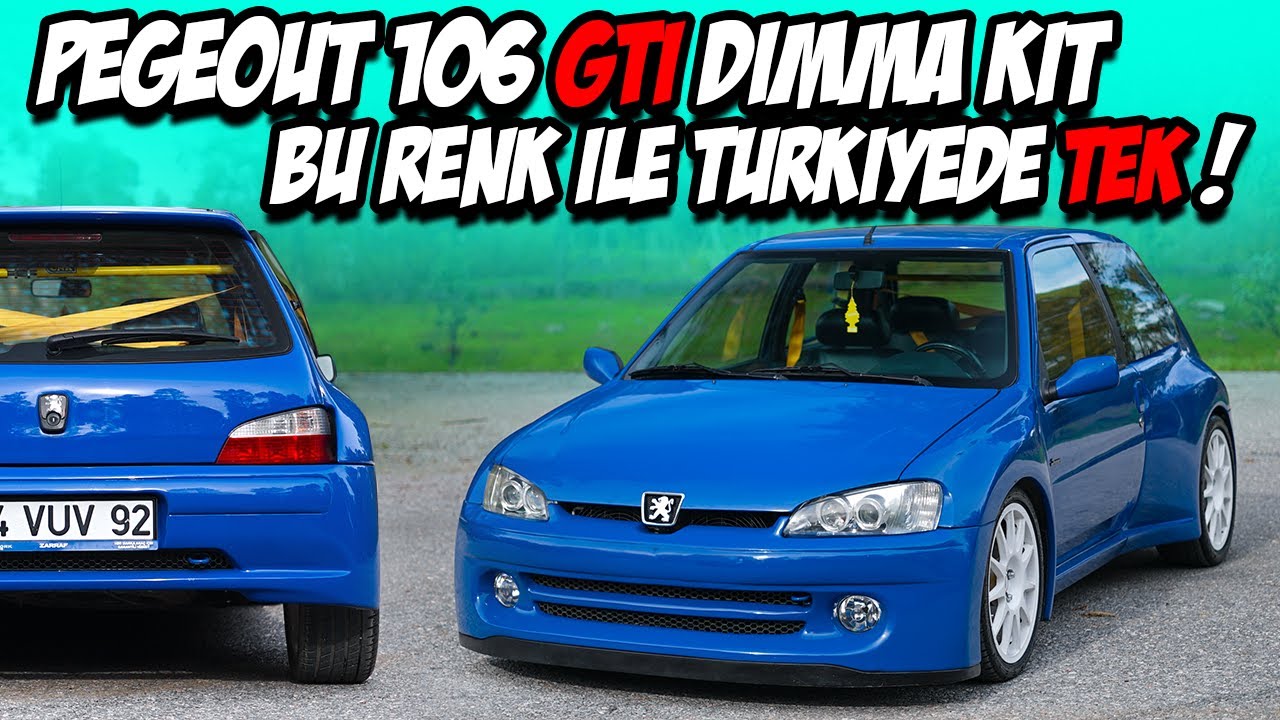 Modifiyeli Peugeot 106 GTi Maxi Dimma Widebody Kit ile Gazladık ...